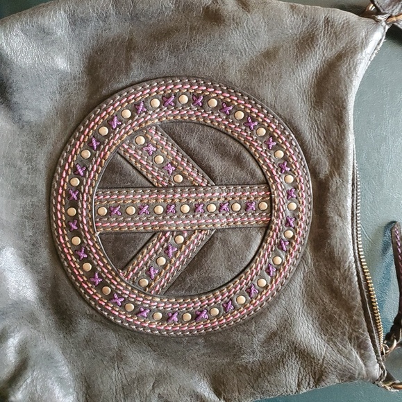 The Sak | Bags | Crossbody Bag With A Big Peace Sign On The Front ...